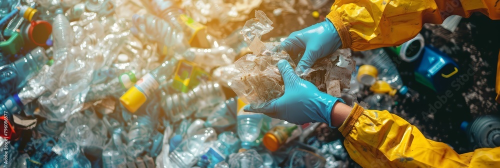 Environmental scientists study the lifecycle of recycled materials to ...