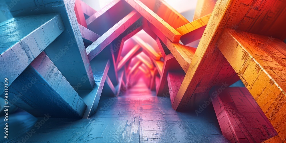 Penrose triangle paradox with Droste effect feedback loops upon closer ...