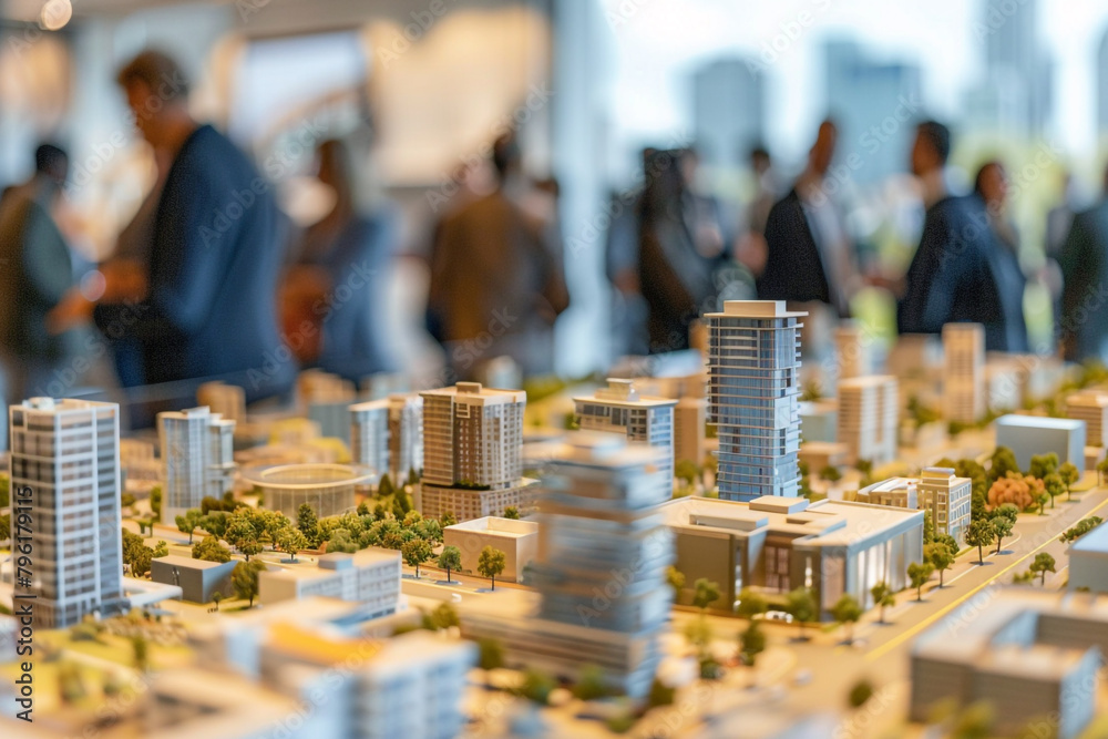 Strategic planning session with investors discussing real estate growth ...