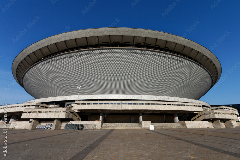 Hala widowiskowo-sportowa SPODEK w Katowicach Stock Photo | Adobe Stock
