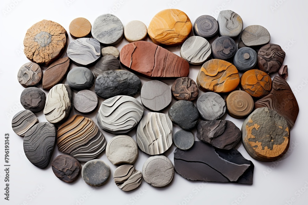 Zen Garden Stone Gradients: Harmonious Rock Color Wash Stock ...