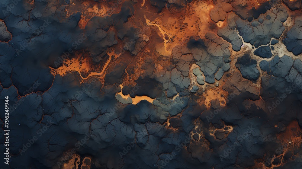 Capture the intricate beauty of an Aerial view Slice, showcasing the ...