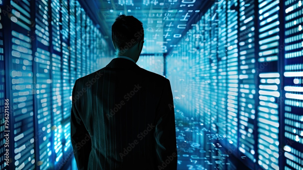 Undercover operative hacking into a secure database. Government hacker ...