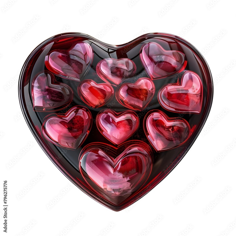 heart shaped box with candies, Choco flavor heart shape chocolate gift ...