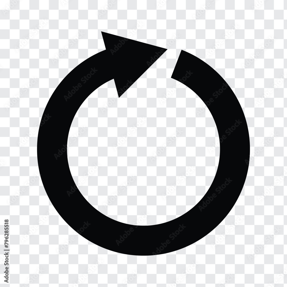 Transparent PNG available repeat arrow button, refresh icon, circle ...