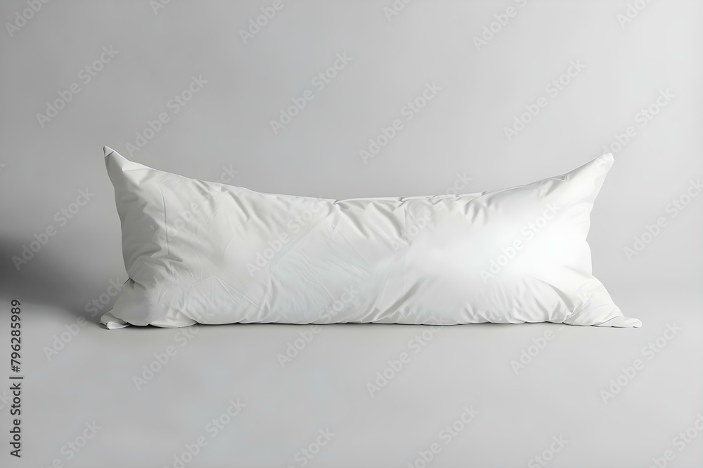 Isolated background mockup of a body pillow with transparent background ...
