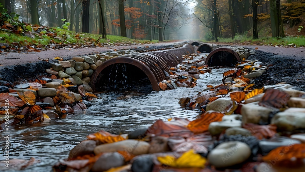 Sustainable urban drainage system for efficient rainwater management in ...