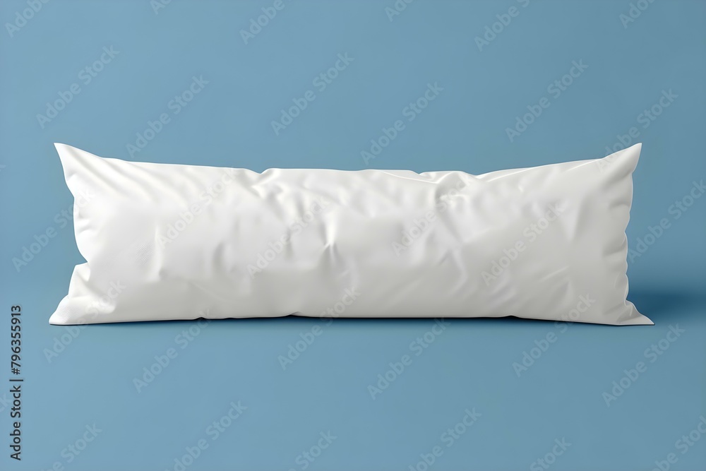 Transparent background body pillow mockup for design presentations ...