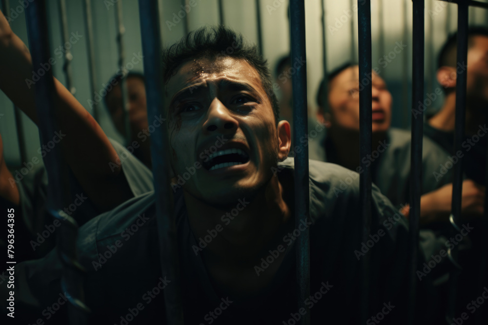 男, 男性, 囚人, 犯罪者, 檻, 刑務所, 犯罪, 処罰, 悪, Man, Male, Prisoner, Criminal, Cage ...