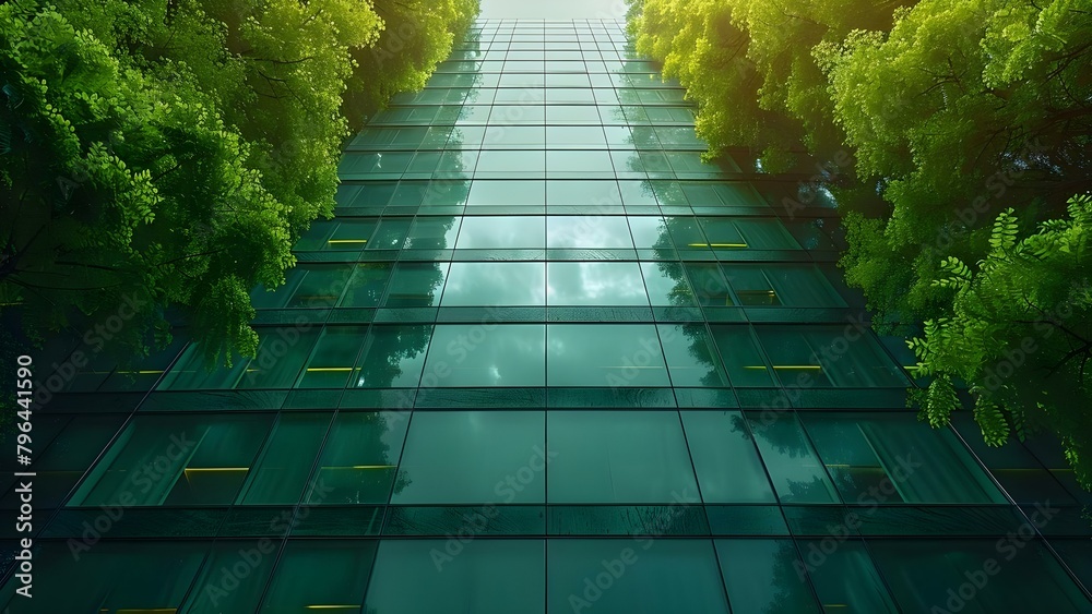 The Green Glass Corporate Building: A Symbol of ESG Principles and ...