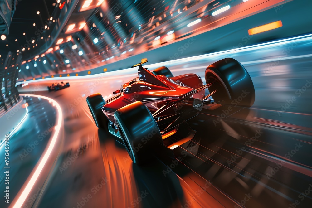 Craft a captivating visual narrative of speed and adrenaline with a ...