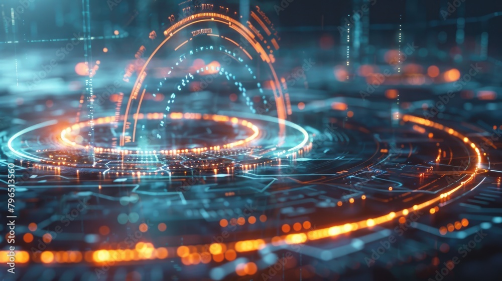 Depict an optical concept ring network design, highlighting the self ...