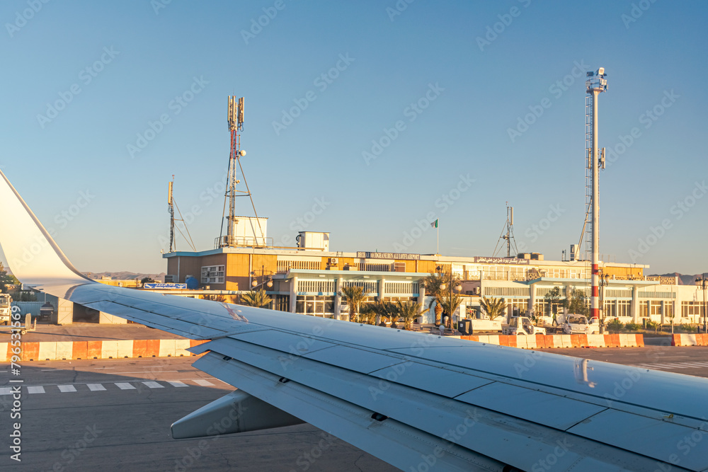 Bechar, Algeria – December 29, 2022: Boudghene Ben Ali Lotfi Airport ...