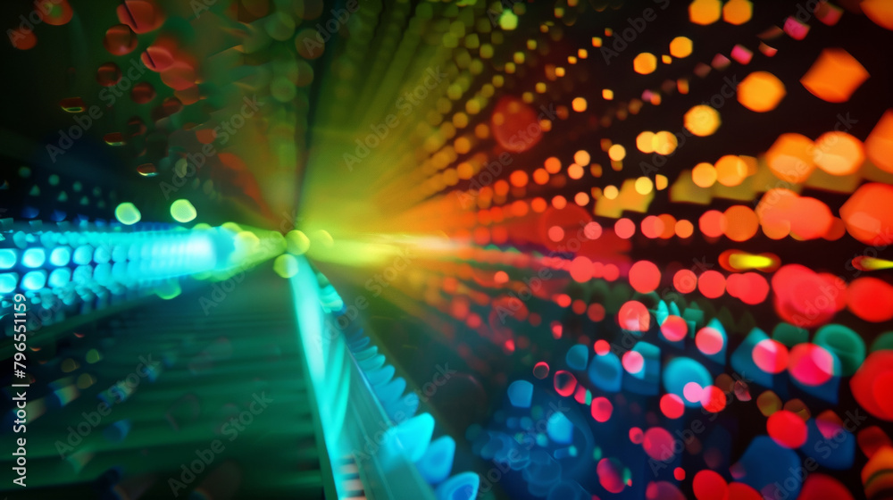 An illustration showing how Quantum Dots are able to absorb and convert ...