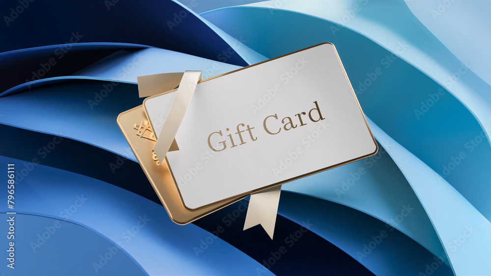 Gift card, blanck card, ideal packaging design for online sales card ...