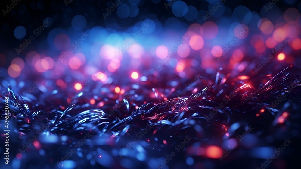 Blurry red and blue light clipart on transparent background Stock ...