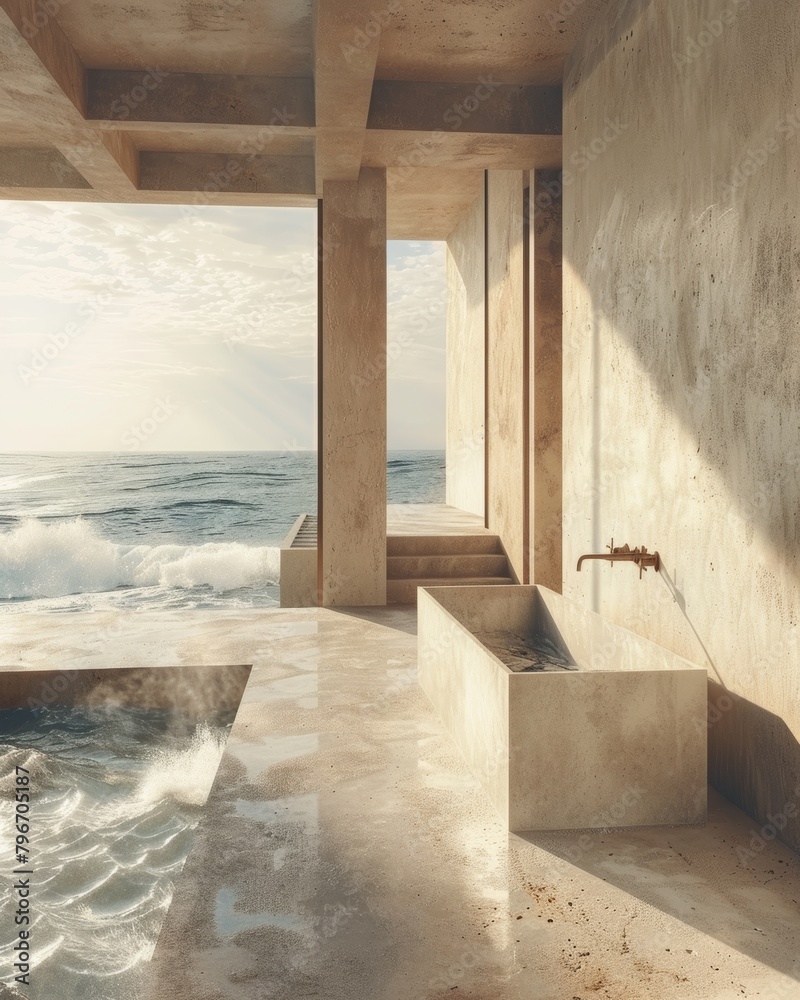 vertical shot home interior design background cosy ideas restroom ...