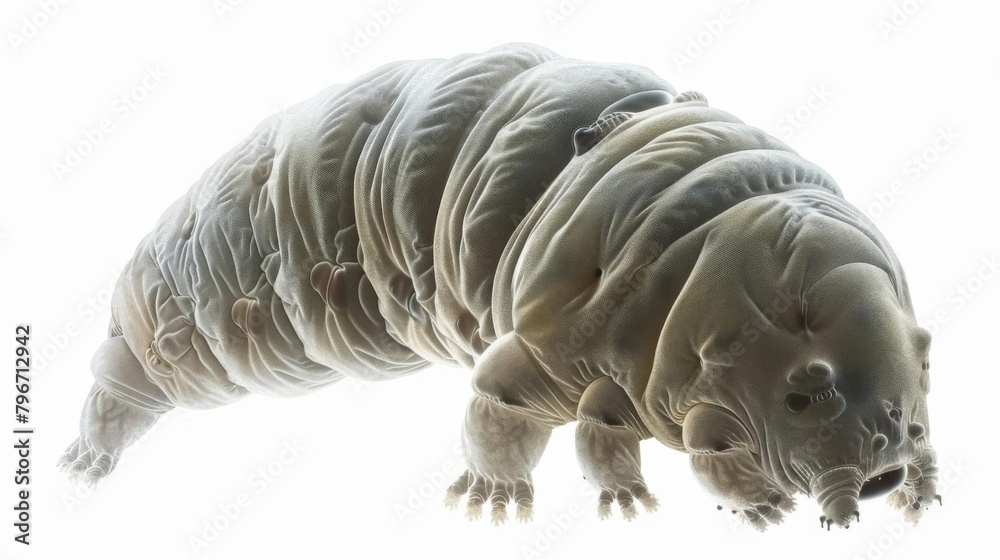 A tardigrade, also known as a water bear or moss piglet, is a type of ...