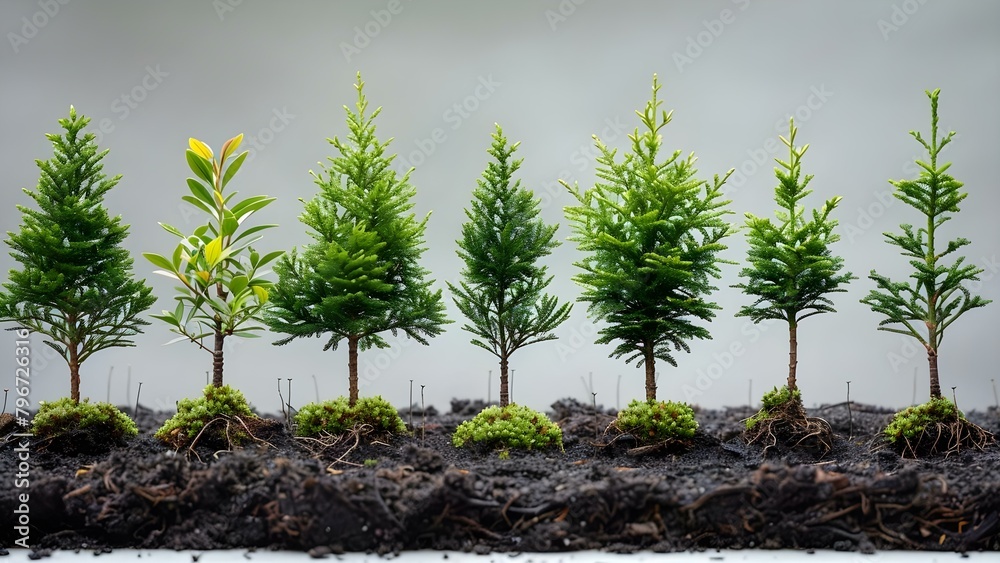 Celebrating Earth Day with an Image of Trees and Seedlings Advocating ...