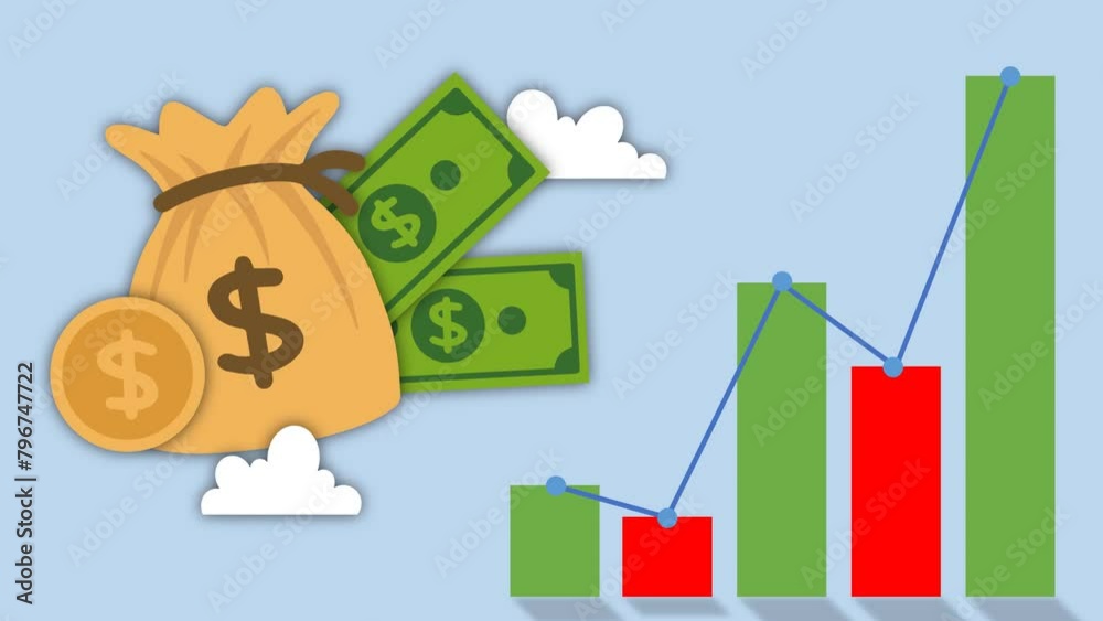Business and Finance Graph Up. Economy business Growth And Success ...