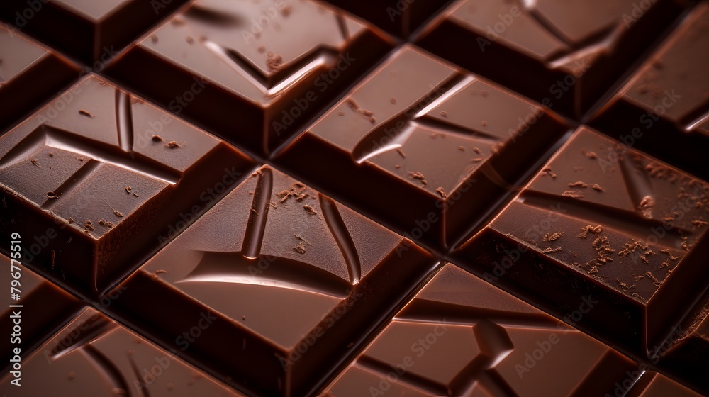 "The macro texture of chocolate" is a phrase that refers to the overall ...