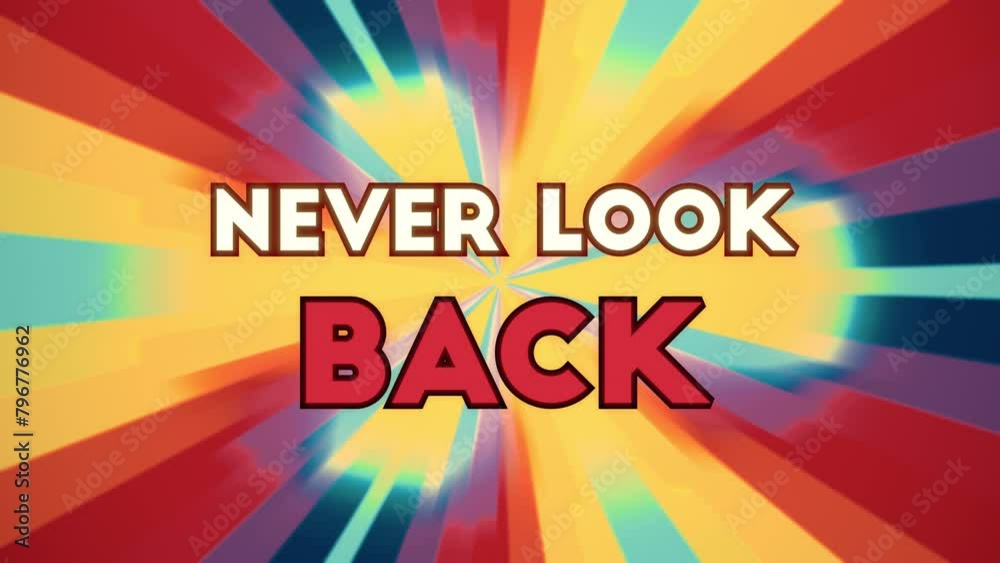 Decoding a text message over a colorful moving rays background: never ...