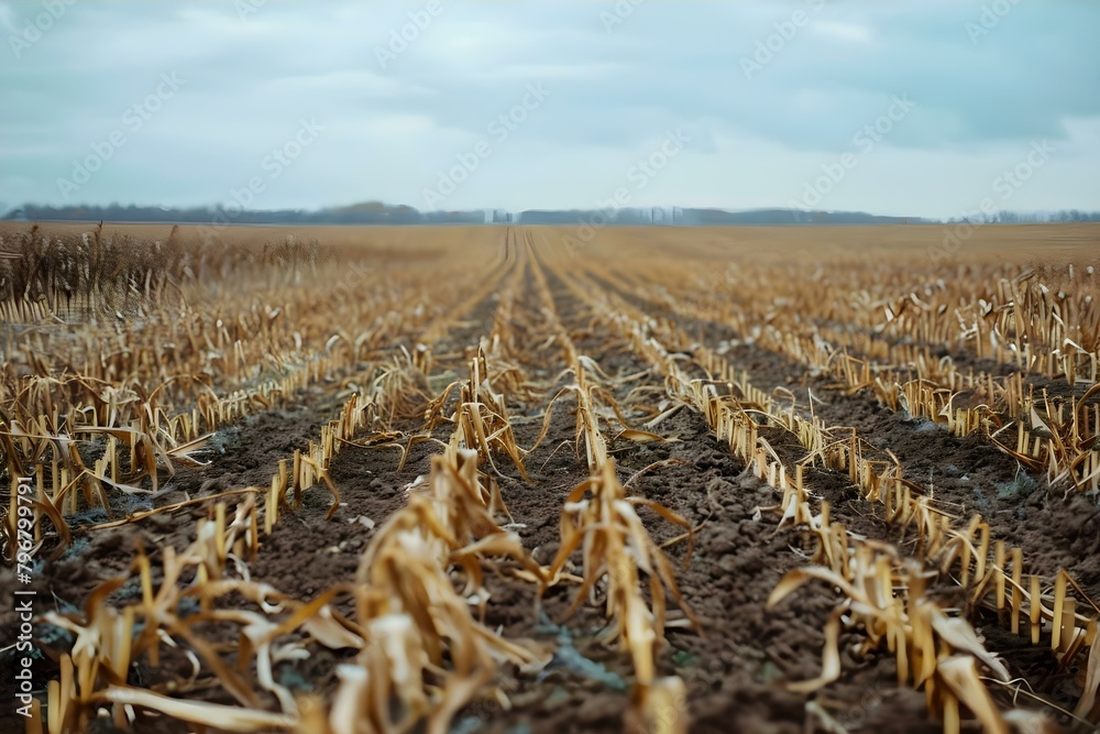 Crop fields rendered unproductive by drought-led water scarcity ...