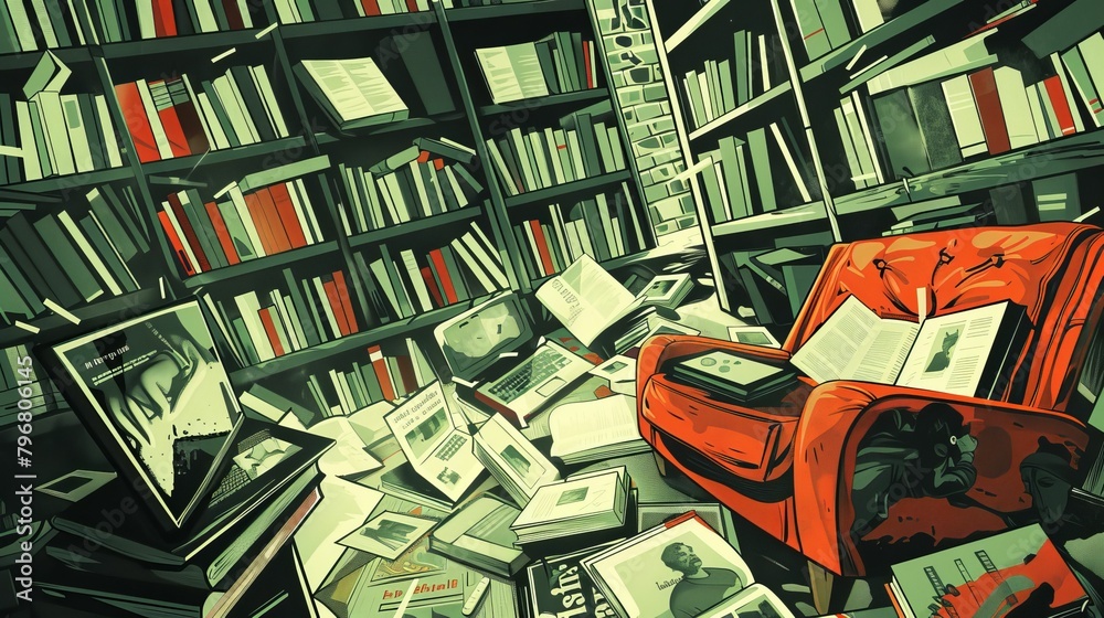 Literarythemed virtual backgrounds, Zoom meetings with a bookish ...