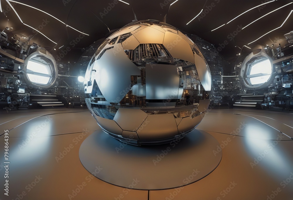 abstract spherical (3d background setup equirectangular panorama ...