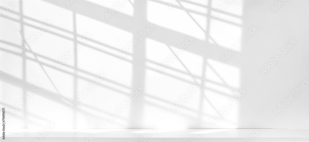 Soft Window Light and Shadow Overlay on a White transparent background ...