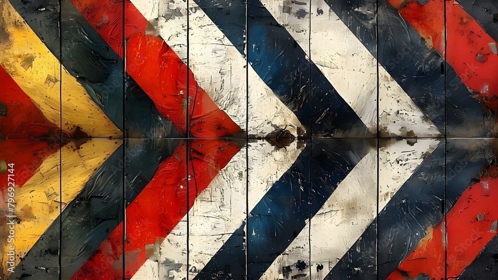 Illustration of Alternating Painted Stripes on Transparent Background ...