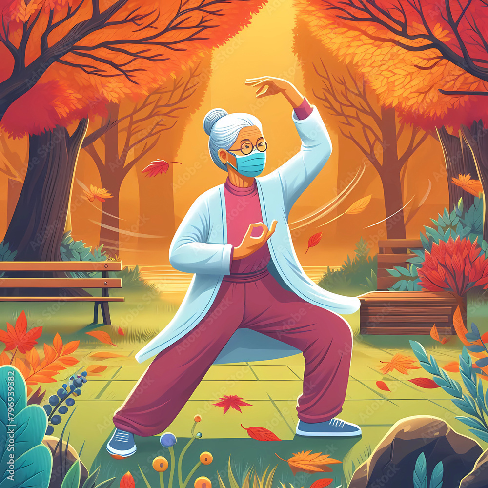 ilustración, vector, dibujos animados, arte, chistoso, mujer, chico ...
