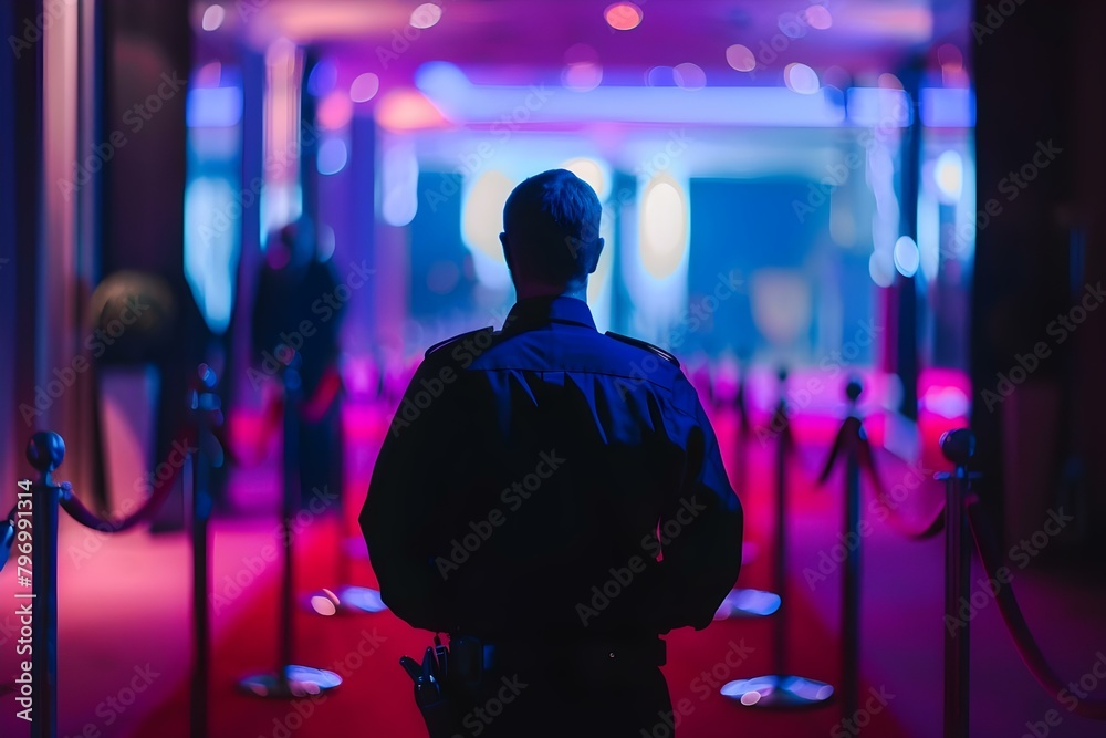 Notify security guard at VIP event entrance to prioritize safety ...