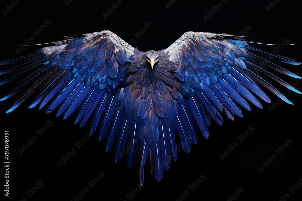 Majestic Eagle Feather Gradients: Bird Sanctuary Signage Design ...