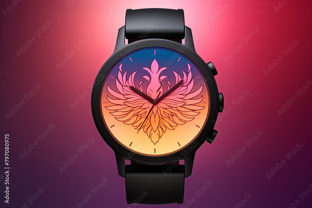 Mythical Phoenix Fire Gradients Watch Face - Mystical Fire Gradient ...