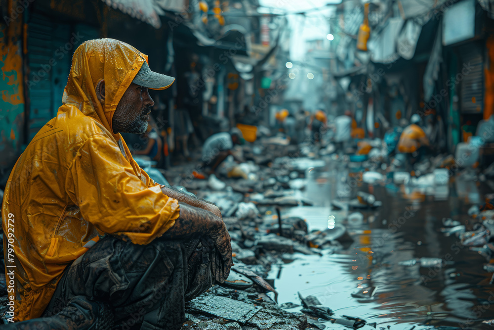 A journalist documenting the struggles of marginalized communities ...