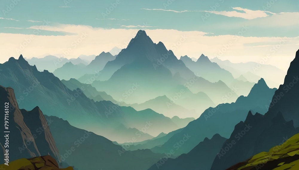 mountains background video game style graphics mountain level design ...