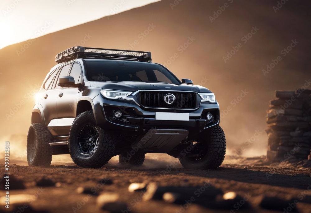 'car suv wd view transport bottom suspension rendering d auto ...