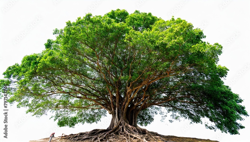 banyan tree png transparent background green lush with aerial roots ...