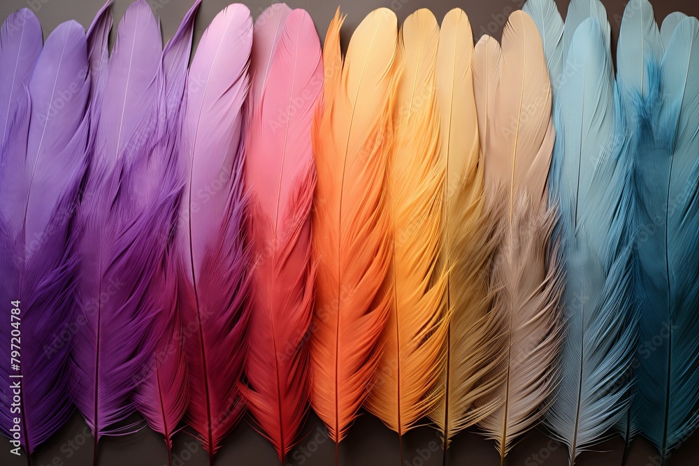 Mythic Griffin Feather Gradients Digital Image for a Mythical Creatures ...