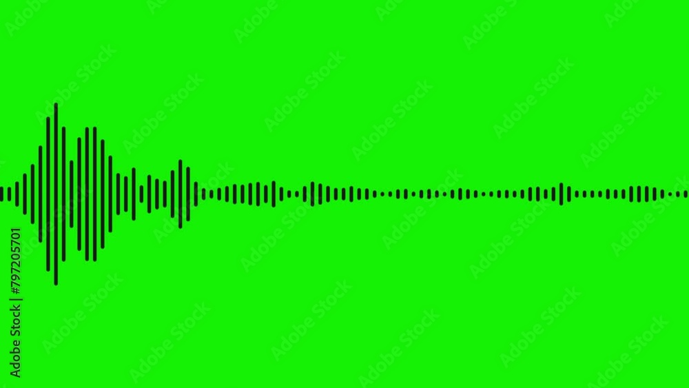 white audio frequency waveform spectrum. Abstract wave motion equalizer ...