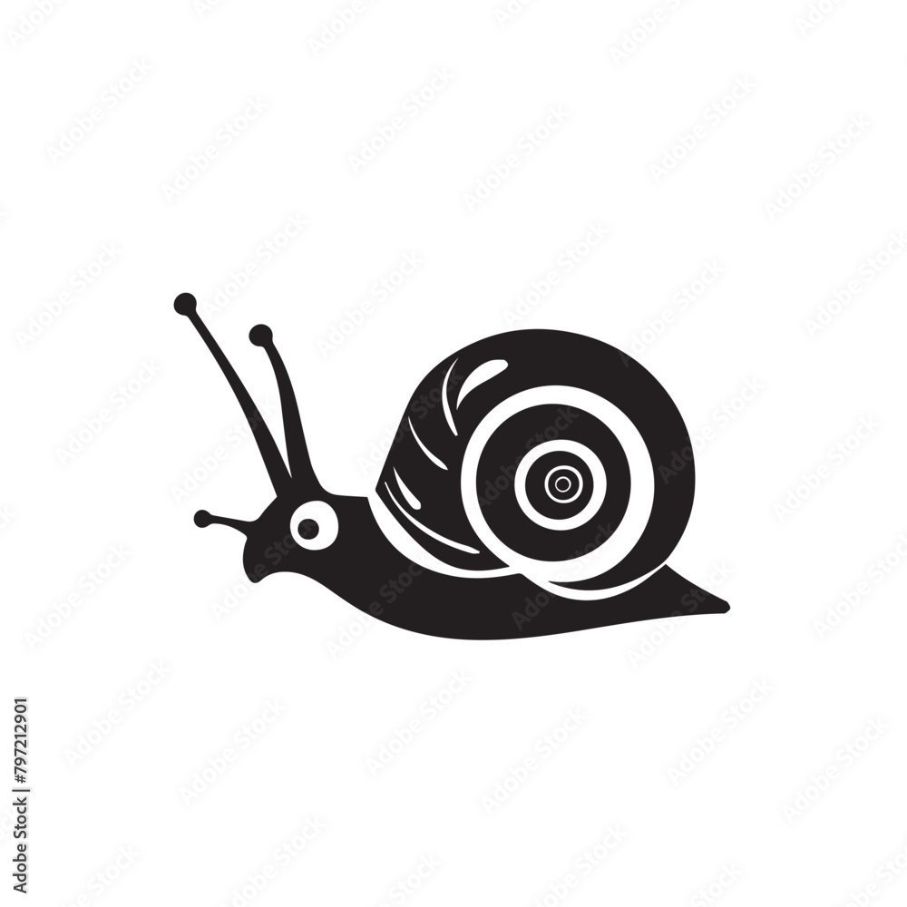 Snail in cartoon, doodle style . Image for t-shirt, web, mobile apps ...