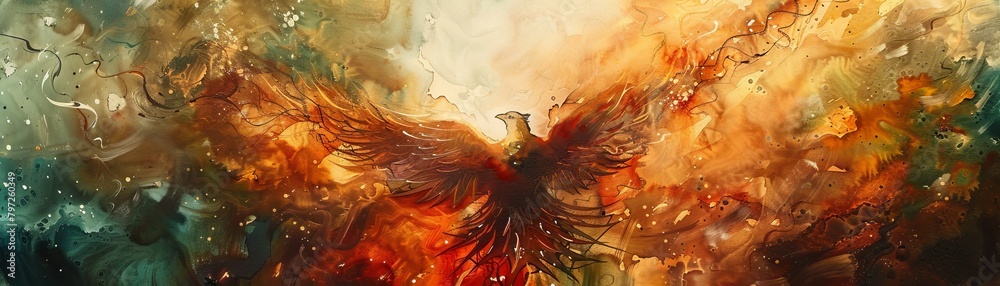 Explore the depth of human emotions represented by a phoenix rising ...