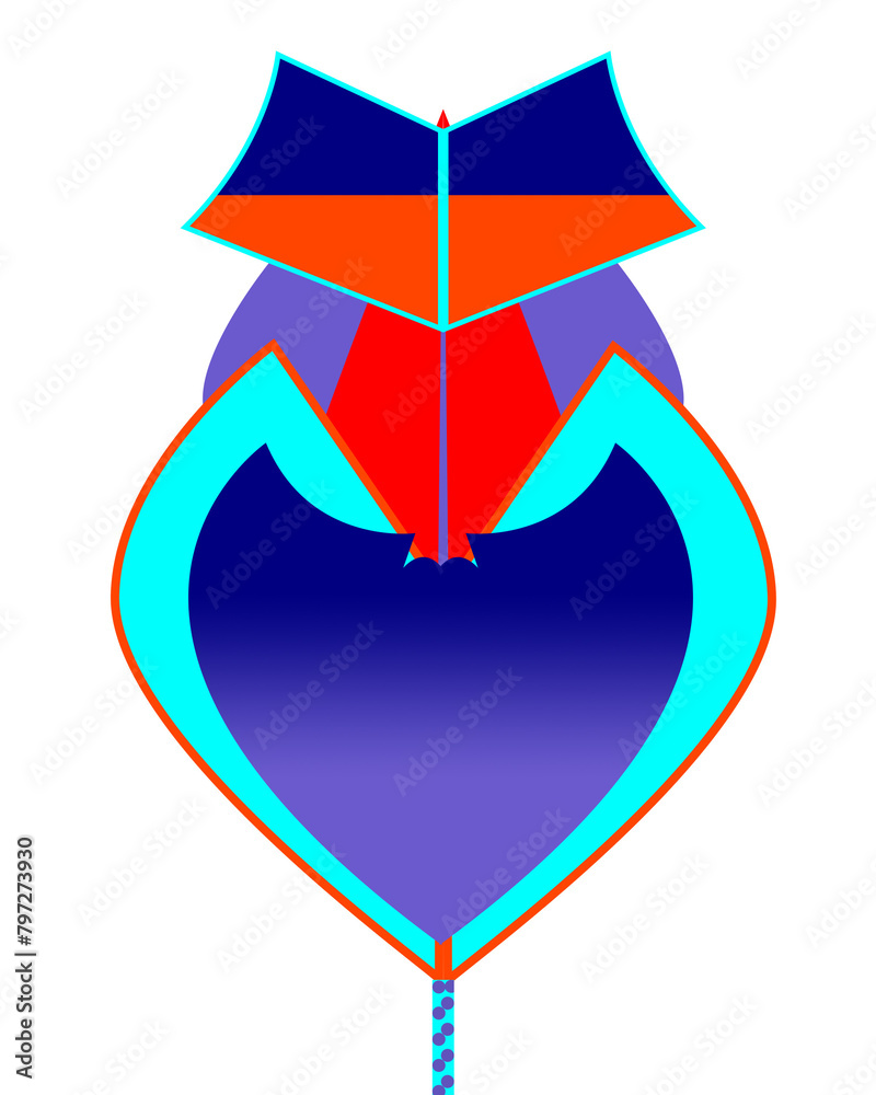 A unique kite design for summer Science camp kite contest and festivals ...