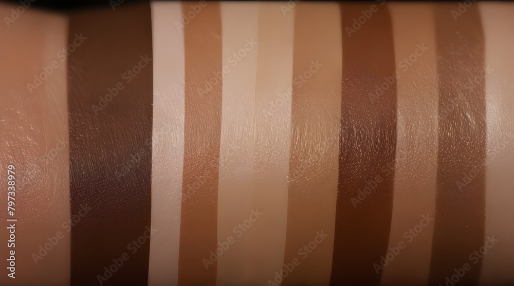 Skin Colors Light Medium and Dark Swatches Gradients .Generative AI ...