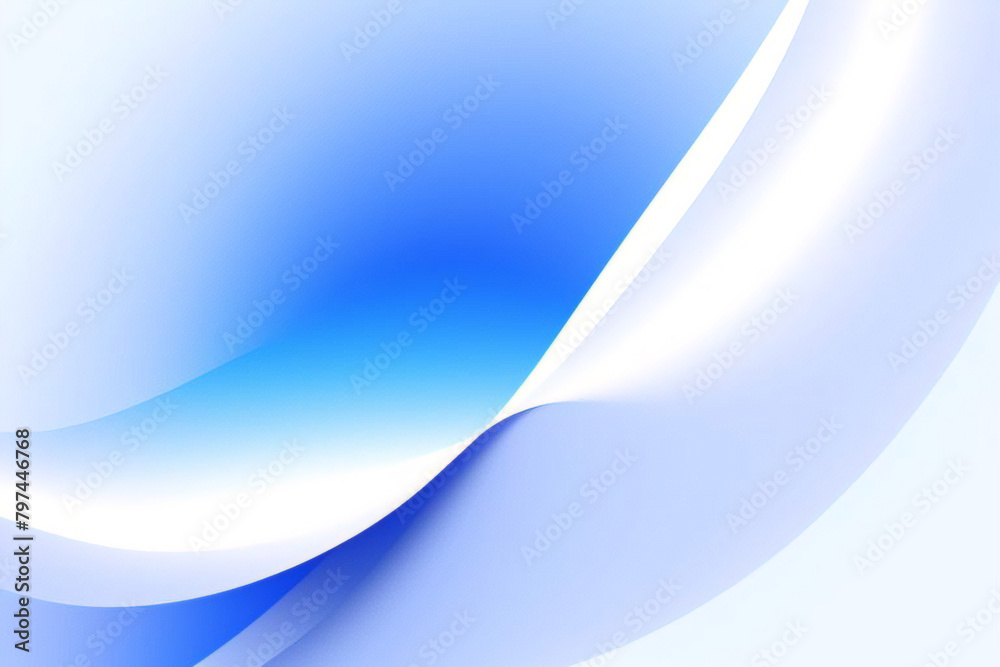 Elegante fondo azul zafiro con borde superior blanco brumoso y borde ...