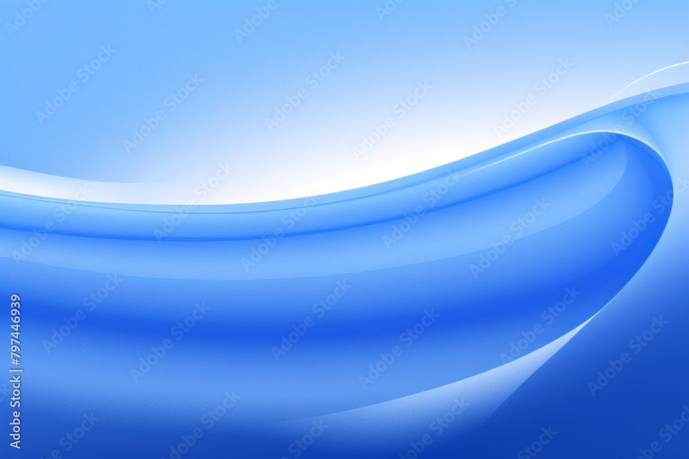 Elegante fondo azul zafiro con borde superior blanco brumoso y borde ...