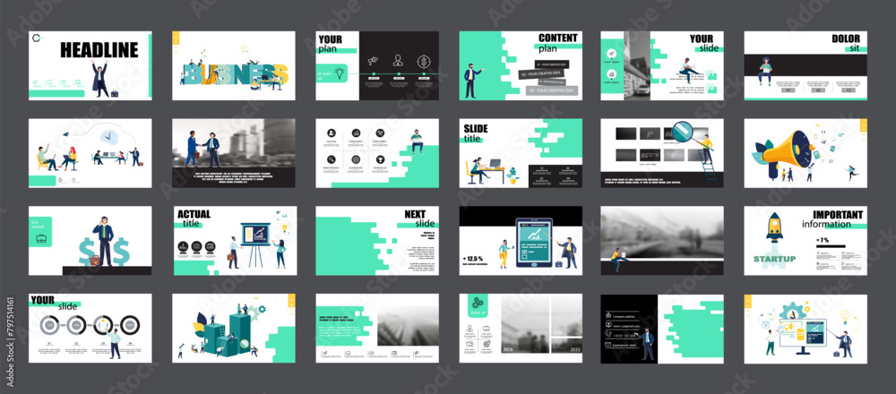 Graphic Design Project Presentation, powerpoint. Infographic Slide ...