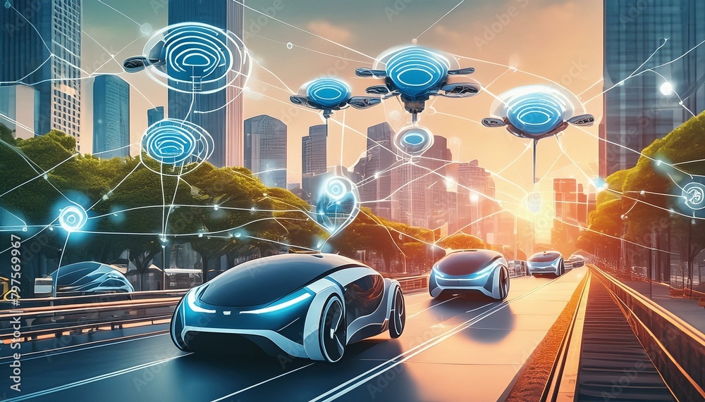 Autonomous Vehicles: Create scenes of self-driving cars, drones, and ...