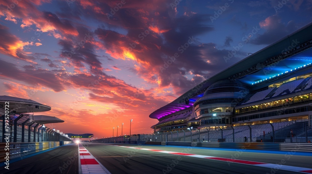 Car motorsport sport championship Stadium studio background motion ...
